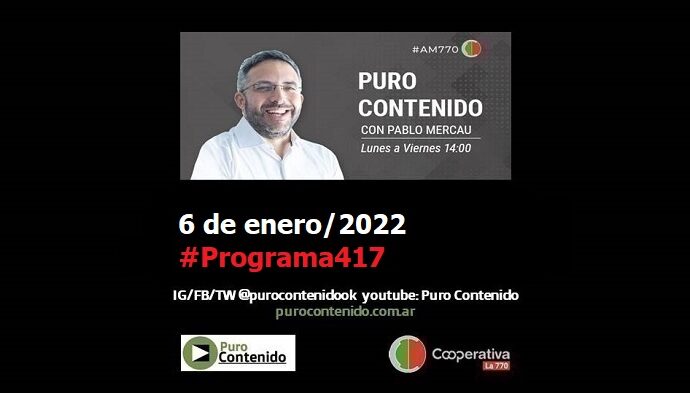 Entrevista en Programa “Puro Contenido“ Radio Cooperativa. 6/1/2022. La niña del campanario ...